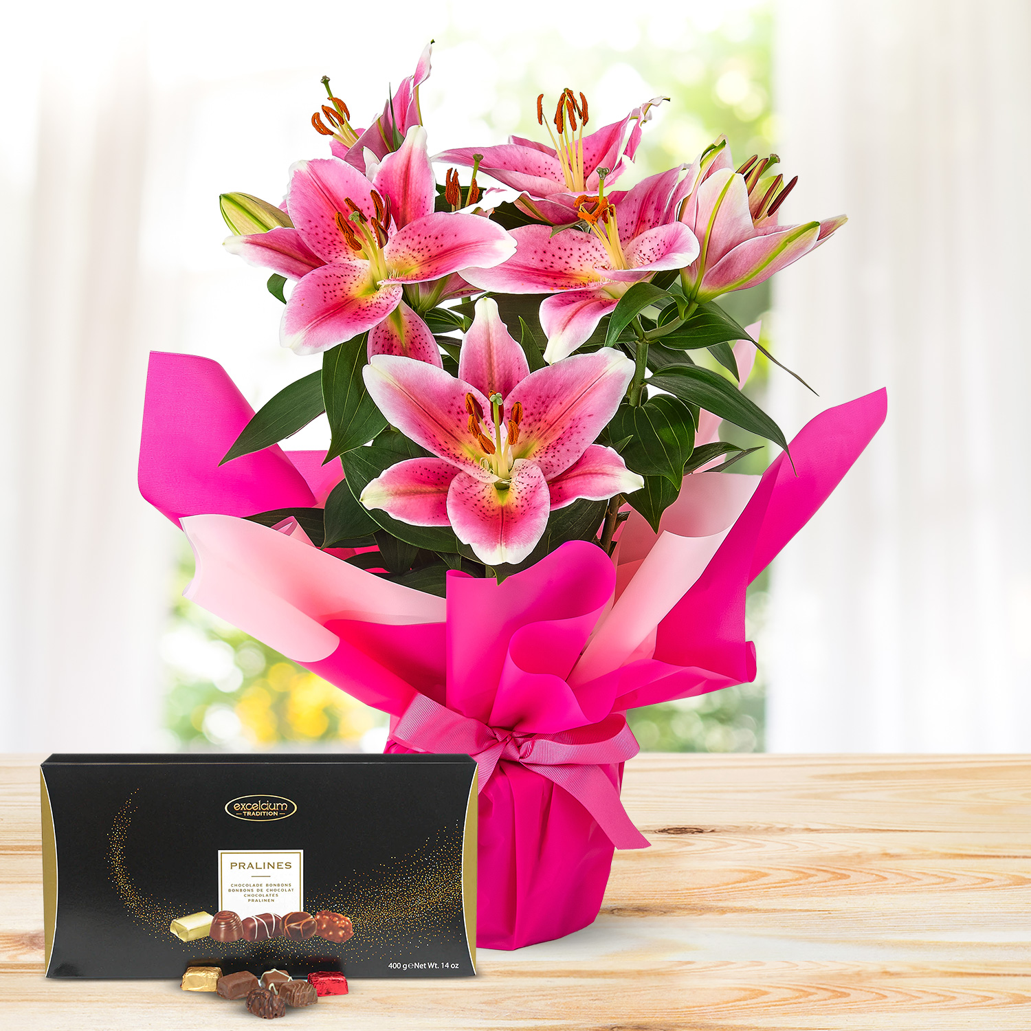 Enchanted Lily Deluxe Gift | B&M Flowers